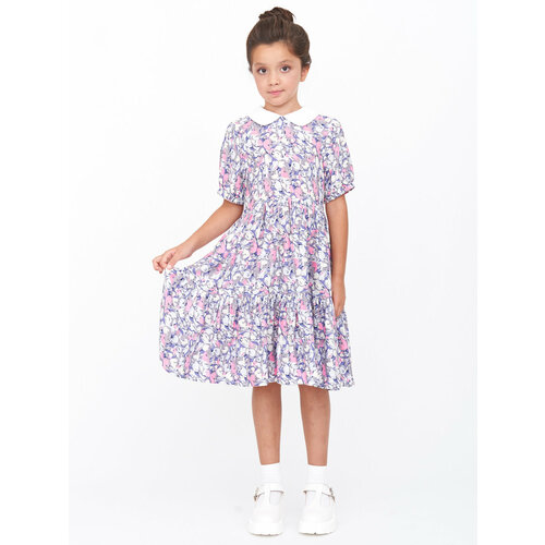Школьное платье Prime Baby, размер 98-104, фиолетовый