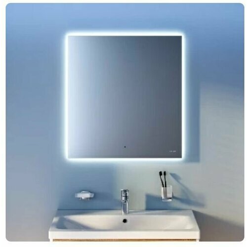 Зеркало настенное прямоугольное AM.PM M85MOX10651S X-Joy с интерьерной Led подсветкой, ИК-сенсорром, 65 см*70 см, хром