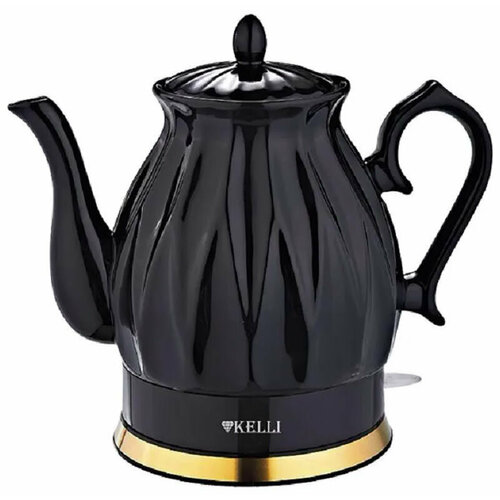Чайник электрический Kelli KL-1341 черный керамика