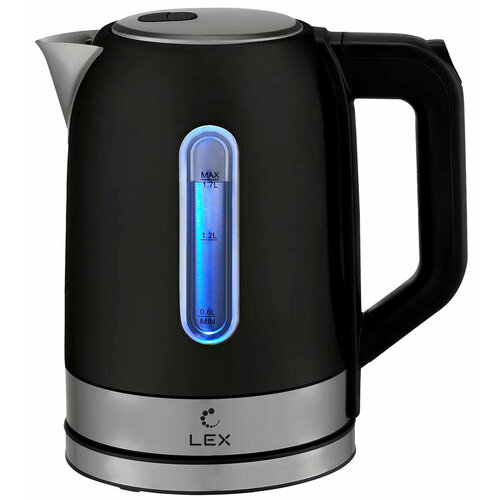 Чайник электрический LEX LX 30018-2, черный