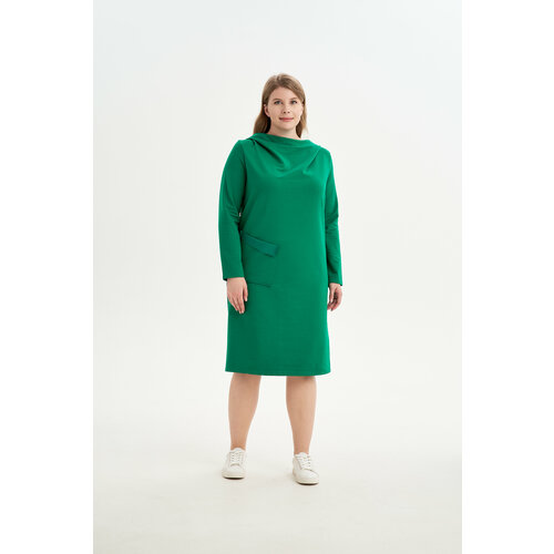 Платье Olsi, размер 50, зеленый