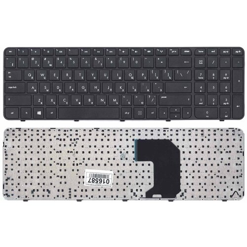 Клавиатура для HP Pavilion G7-2257nr черная c рамкой