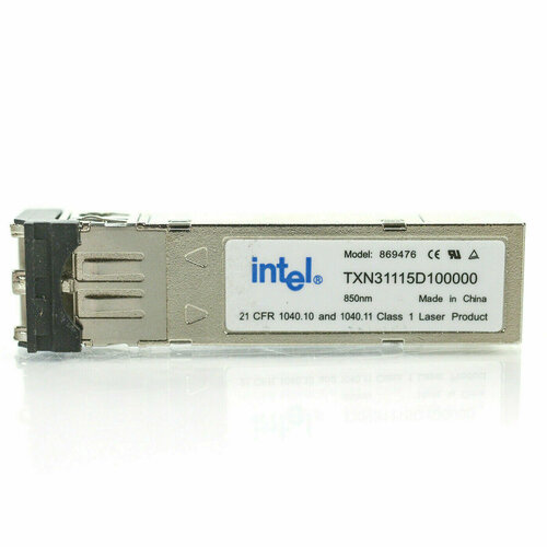 Трансивер Intel 4,25Gbps MMF Short Wave 850nm 550m Pluggable miniGBIC FC4x Transceiver SFP 4Gb TXN31115D100000 869476