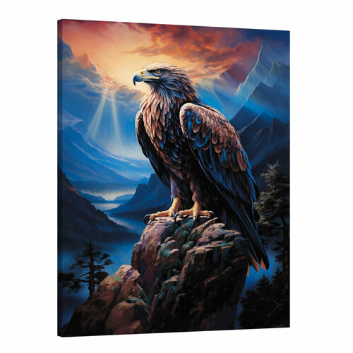 Интерьерная картина 50х70 "Драконий орел"