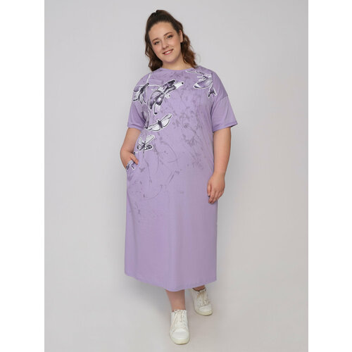 Платье Style Margo, размер 64, фиолетовый