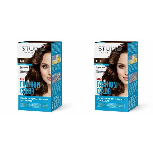 Studio Professional краска для волос Fashion Color 5.75 Каштановый, 115мл, 2уп.