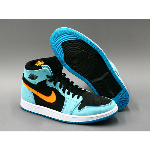 Кроссовки NIKE Air Jordan 1 Zoom CMFT 2, полнота D, размер 11US, черный, синий