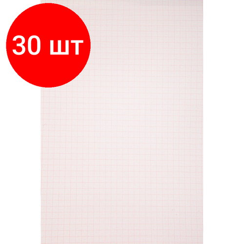Комплект 30 штук, Бумага для ЭКГ KENZ (Cardioline) 183х250х200, /714535/