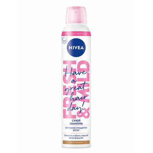 Nivea сухой шампунь Fresh & Mild, 175 г, 200 мл