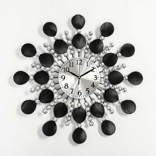 Часы настенные, серия: Ажур, "Рассвет", плавный ход, 48 x 48 см, d-15 см