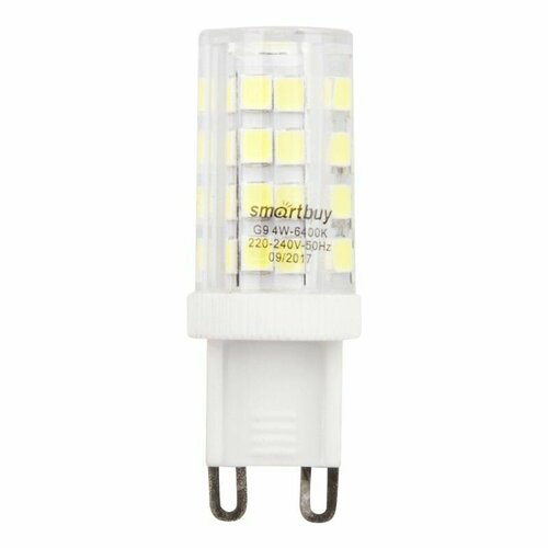 Светодиодная (LED) Лампа SmartBuy 4Вт, 6400 холодный свет, G9 цоколь