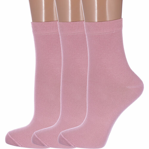 Носки Conte 3 пары, размер 8, розовый