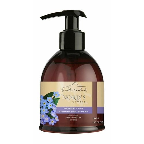 Питательное крем-мыло для рук с ароматом альпийского луга 250 мл Nord s Secret Nourishing Cream Hand Wash Alpine Meadows