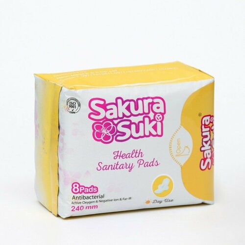 Прокладки гигиенические Sakura Suki Женские 240 мм дневные, 8 шт 9703693