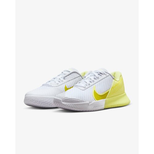 Кроссовки NIKE NikeCourt Air Zoom Vapor Pro 2, размер 38 EU / 24 СМ, белый, желтый