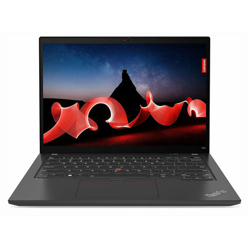 Ноутбук Lenovo ThinkPad T14 Gen 4 21HD0077US (14", Core i7 1355U, 16 ГБ/ SSD 512 ГБ, UHD Graphics) Черный