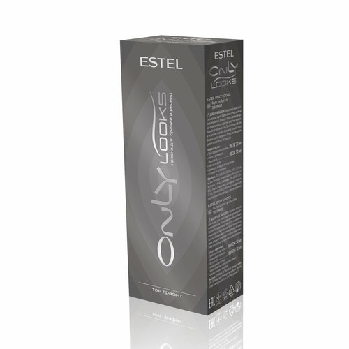 ESTEL ONLY Looks 604 Краска для бровей и ресниц Графит