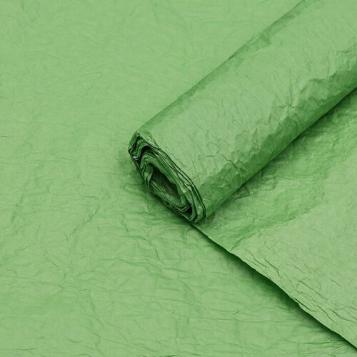 Бумага упаковочная "Эколюкс", тёмно-зеленый 0,67 x 5 м