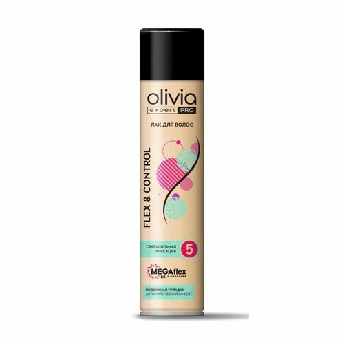 Olivia Лак для волос сверхсильная фиксация OLIVIA EXPERT PRO подвижная укладка, 300 мл