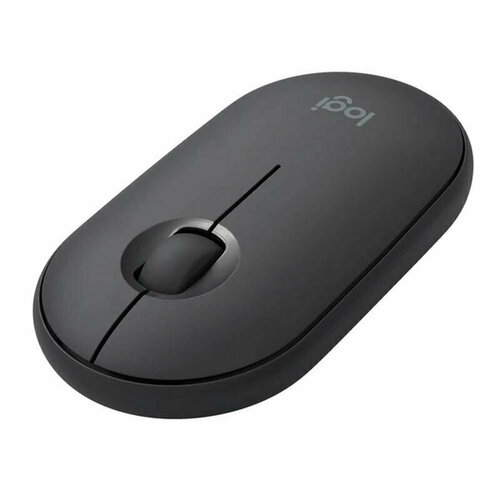 Мышь компьютерная Logitech WRL PEBBLE M350 BLACK 910-005576, 1822218