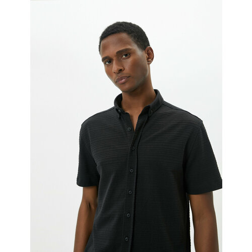 Рубашка KOTON, размер S, черный
