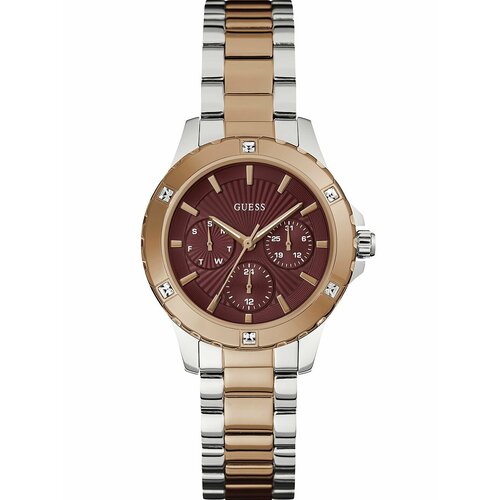 Наручные часы GUESS Sport GW0723L2, серебряный, розовый
