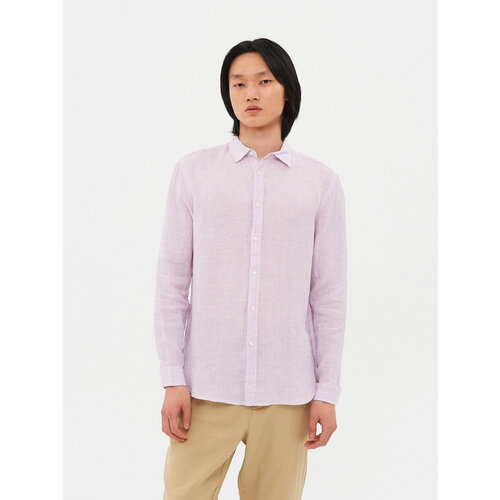 Рубашка UNITED COLORS OF BENETTON, размер L, розовый