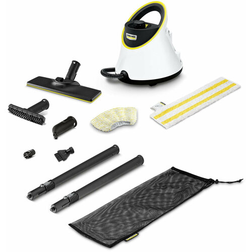 Пароочиститель напольный Karcher EasyFix SC 2 Deluxe 1500Вт белый