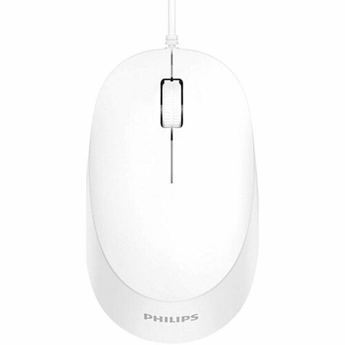 Проводная мышь Philips SPK7207 3 кнопки, USB 2.0, 1200dpi, Белый