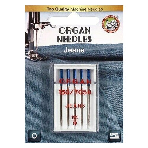Иглы ORGAN джинсовые 5/100 Blister