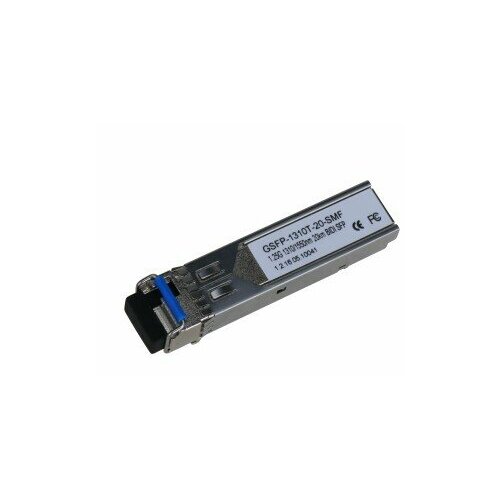 DAHUA Коммутаторы DH-GSFP-1310T-20-SMF SFP-модуль, LC, до 1.25Гбит с, до 20км одномодовое оптоволокно , 1310нм 1550нм