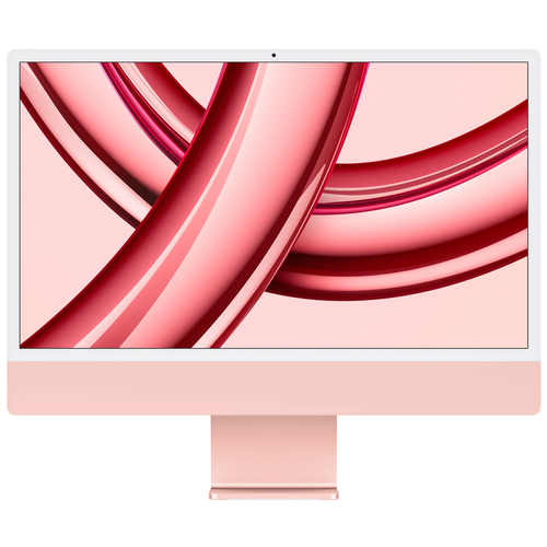 23.5" Моноблок Apple iMac 24" 2023 г. 4480x2520, Apple M3 NaN ГГц, RAM 8 ГБ, SSD 256 ГБ, Apple M3 10-core, MacOS, розовый