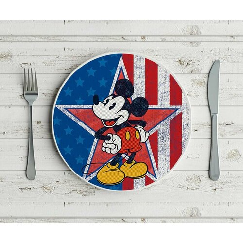 Тарелка Mickey Mouse, Микки Маус №17