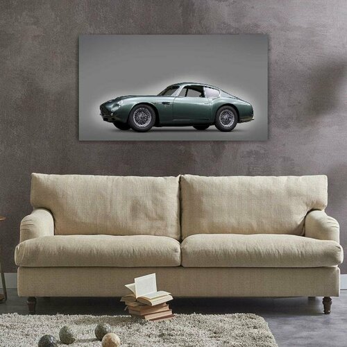 Картина на холсте 60x110 Альянс Лес "Автомобили aston martin" на подрамнике / интерьер/ декор