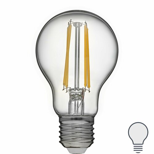 Лампа светодиодная Volpe LEDF E27 220-240 В 9 Вт груша прозрачная 1000 лм нейтральный белый свет