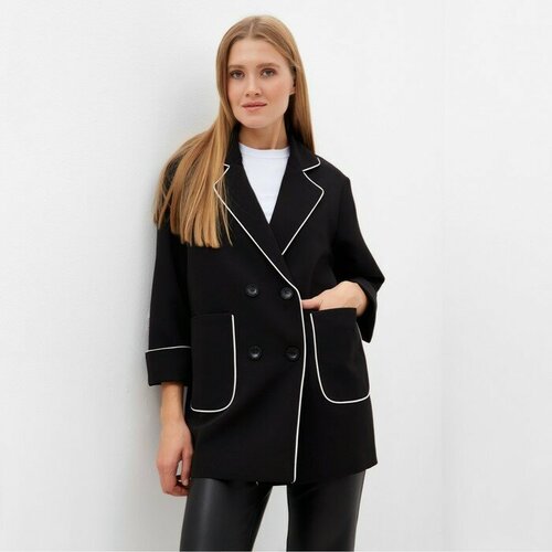 Пиджак Minaku, размер 46, черный