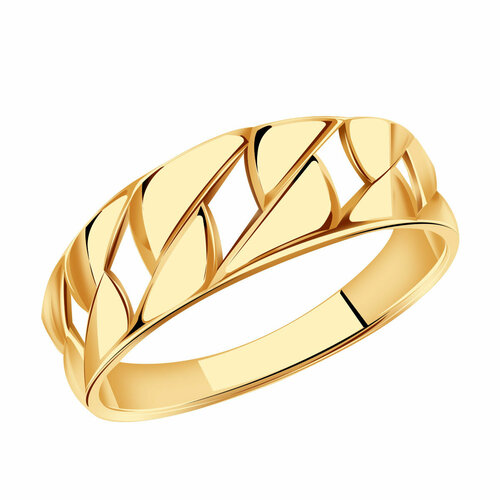 Кольцо Diamant online, золото, 585 проба, размер 18.5