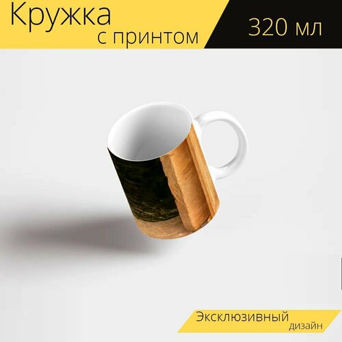 Кружка с рисунком, принтом "Морская свинка, животное, грызун" 320 мл.