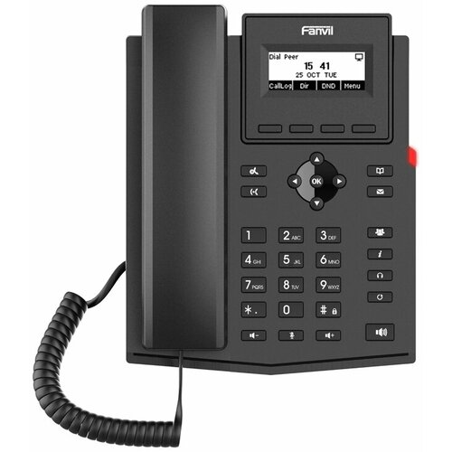 IP-телефон Fanvil X301W Поддержка PoE/линий 2шт.