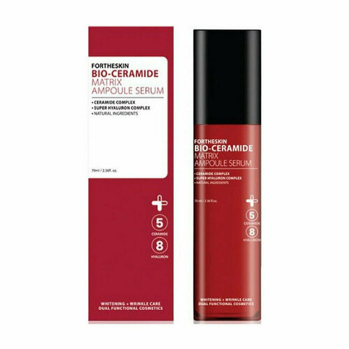 Антивозрастная ампульная сыворотка с керамидами Fortheskin Bio-Ceramide Matrix Ampoule Serum