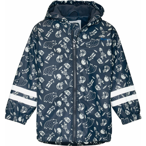 Куртка Playshoes Лесные обитатели, размер 116, синий