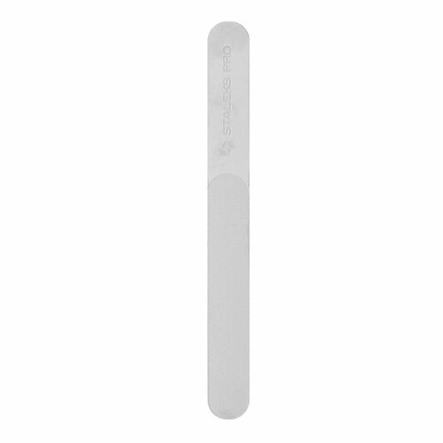 Staleks Expert 11 - Сталекс Лазерная пилка для ногтей широкая прямая с ручкой, 165 мм -