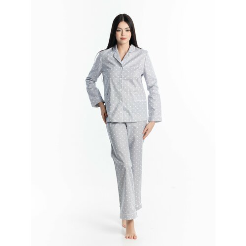 Пижама Impresa, размер 50, серый