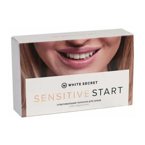 Отбеливающие полоски White Secret Sensitive Start, 7 пар