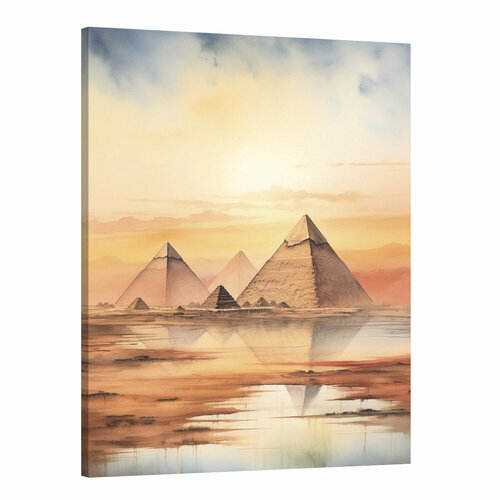 Интерьерная картина 50х70 "Владыки пирамид"
