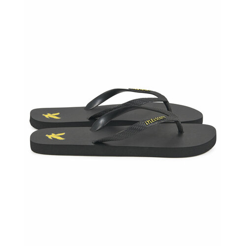 Шлепанцы Lyle & Scott Flip Flop, размер 41, черный