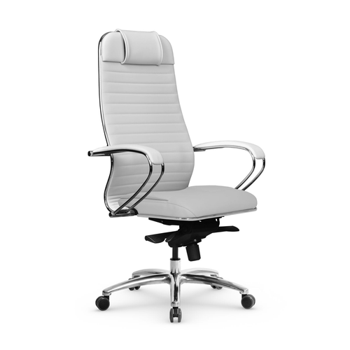 Кресло Samurai KL-1.04 MPES, офисное кресло, компьютерное кресло, кресло самурай, кресло для дома и офиса, кресто Metta (Белый)