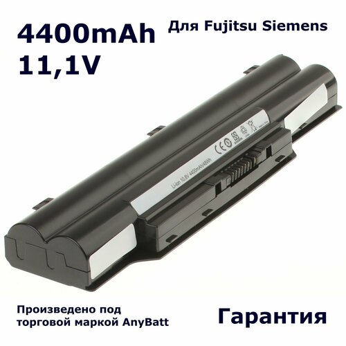 Аккумулятор AnyBatt 4400mAh, для Lifebook S710 S7110 S761 S751 P702 S760 E751 E752 P701 S762