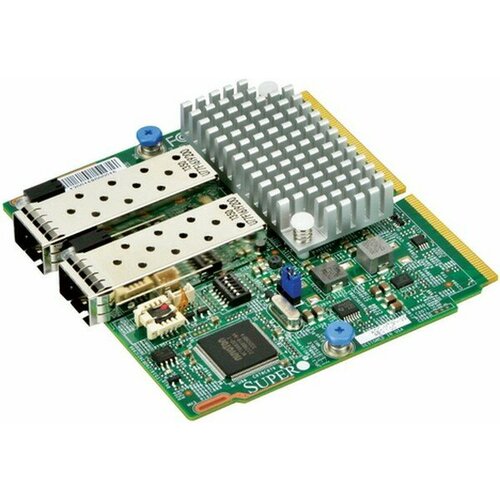 Контроллер SuperMicro AOC-MTGN-i2SM-O 2-портовая сетевая карта 10 Гбит/с с адаптером для установки в корпуса U