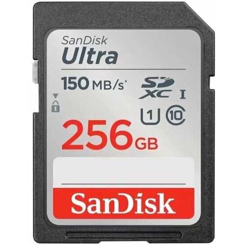 Карта памяти SANDISK ULTA UHS I 256 GB SD CARD 150 MB/S